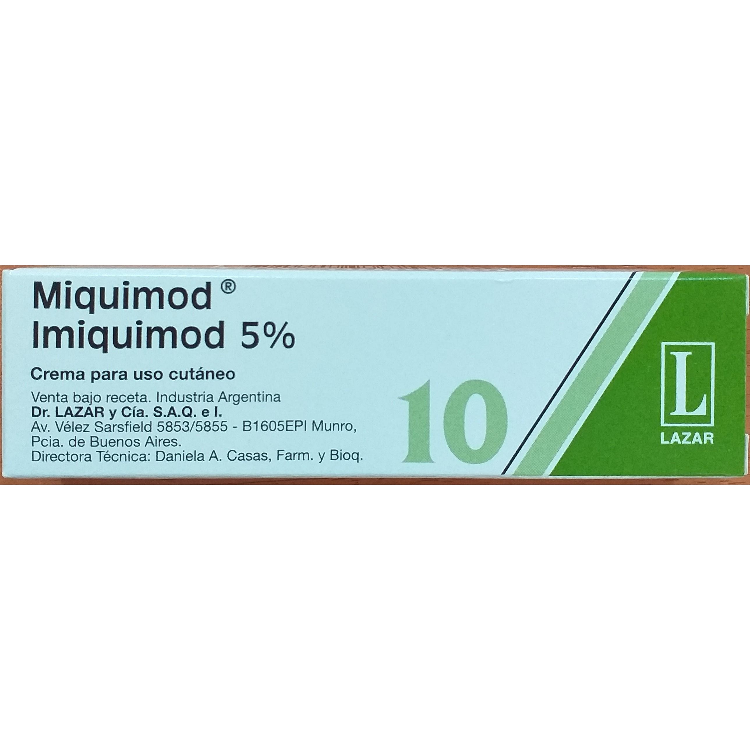 Miquimod Imiquimod 5% Casasco Pomo x 10 g Crema