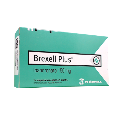 Brexell Plus Ácido Ibandronico 150 mg TRB Caja x 1 Comprimidos