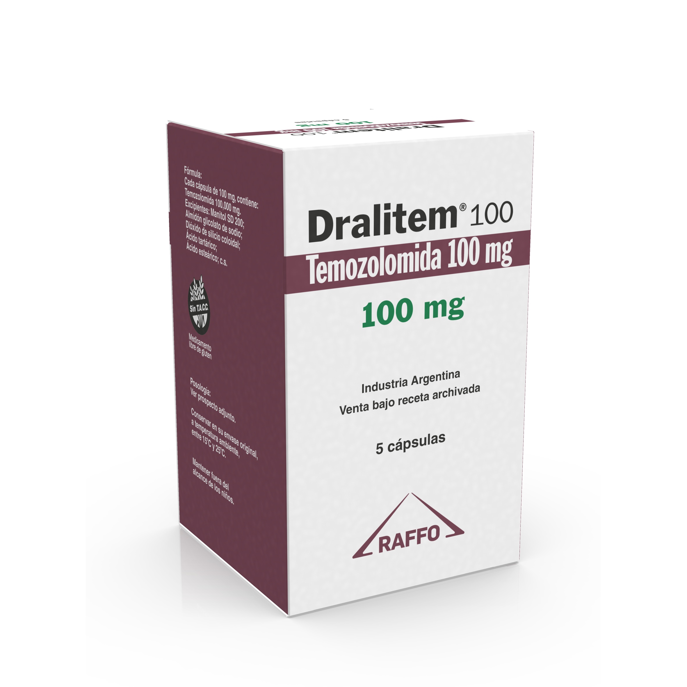 Dralitem Lenalidomida 100 mg Varios Caja x 5 Cápsulas