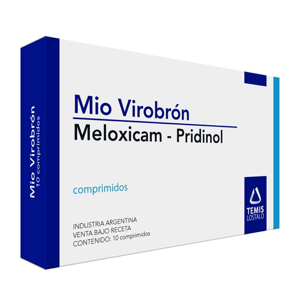 Mio Virobron Diclofenac + Pridinol Temis Lostaló Caja x 10 Comprimidos