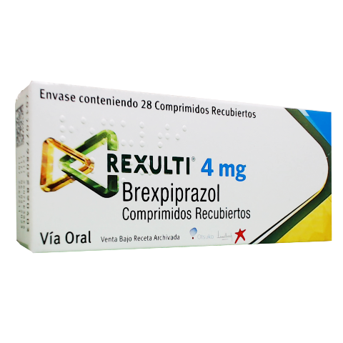 Rexulti Brexpiprazol 4 mg Lundbeck Caja x 28 Comprimidos