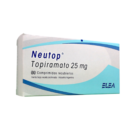 Neutop Topiramato 25 mg Elea Phoenix Caja x 56 Comprimidos