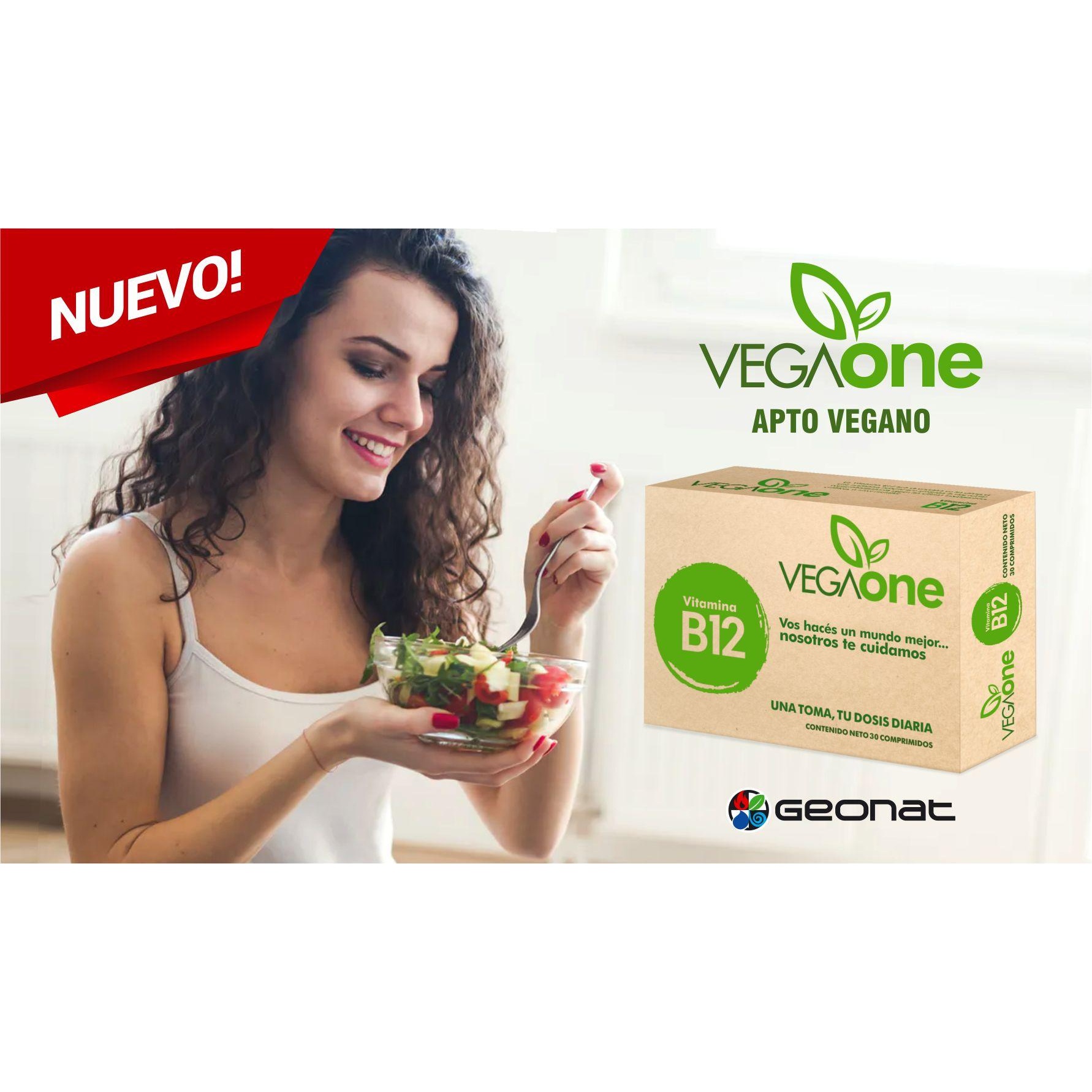 Vitamina B12 2,4 mcg Vegaone Caja x 30 Comprimidos