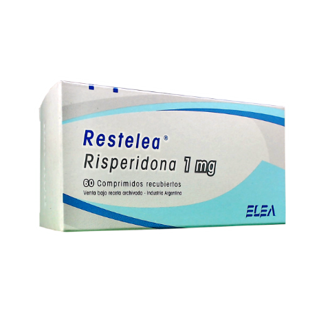 Restelea Risperidona 1 mg Karidium Caja x 60 Comprimidos