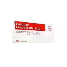 Luminal Fenobarbital 100 mg Bayer Caja x 60 Comprimidos