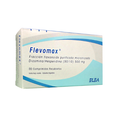 Flevomax Diosmina 500 mg Elea Phoenix Caja x 60 Comprimidos