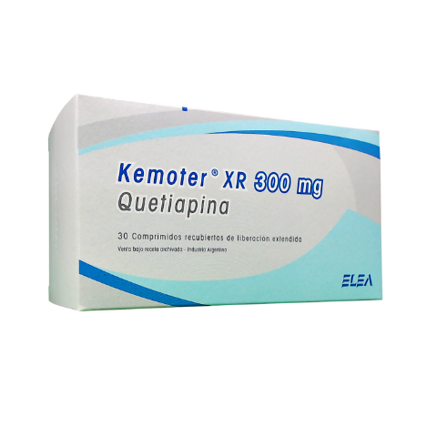 Kemoter XR Quetiapina 300 mg Karidium Caja x 30 Comprimidos de ...