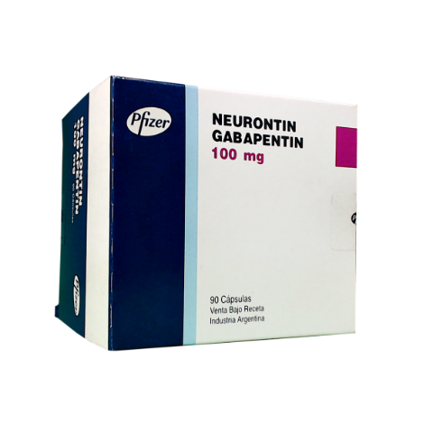 Neurontin Gabapentina 100 mg Pfizer Caja x 90 Cápsulas