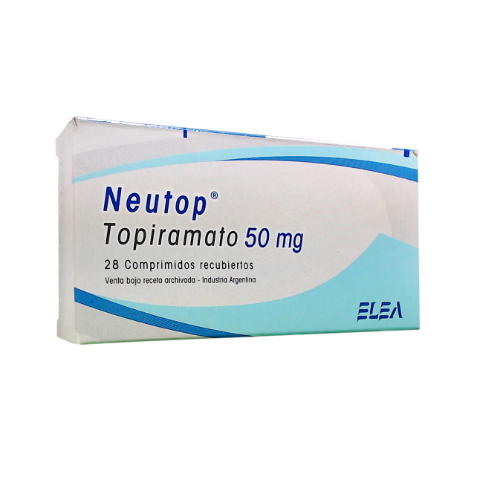 Neutop Topiramato 50 mg Elea Phoenix Caja x 28 Comprimidos