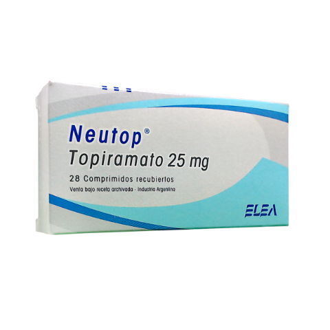 Neutop Topiramato 25 mg Elea Phoenix Caja x 28 Comprimidos