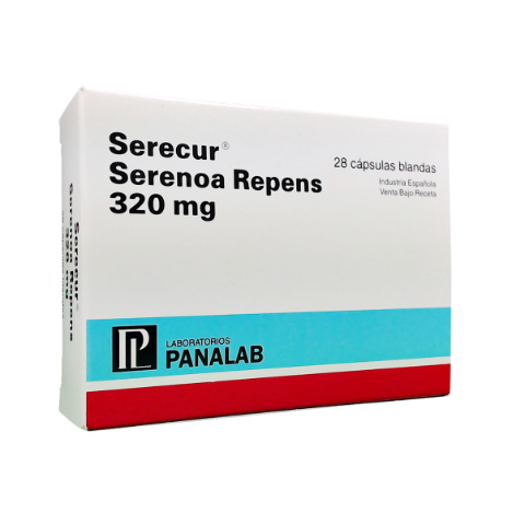Serecur Serenoa repens 320 mg Panalab Caja x 28 Cápsulas
