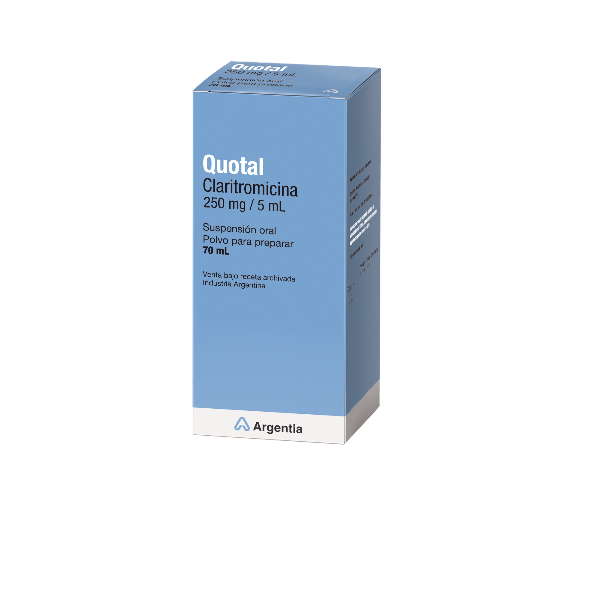Quotal Azitromicina 250 mg/5 ml Elea Frasco x 70 ml Suspensión