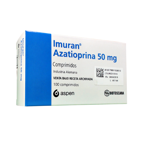 Imuran Azatriopina 50 mg Aspen Caja x 100 Comprimidos