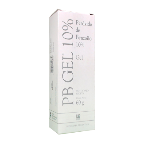 Peroxido de Benzoilo 10% PB Pharmatrix Gel Dermico Pomo x 60 gr