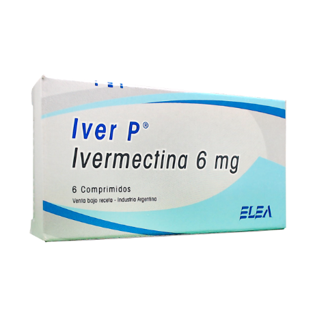 Iver Ivermectina 6 mg Elea Phoenix Caja x 6 Comprimidos