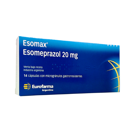 Esomax Esomeprazol 20 mg Trunorth Caja x 14 Cápsulas