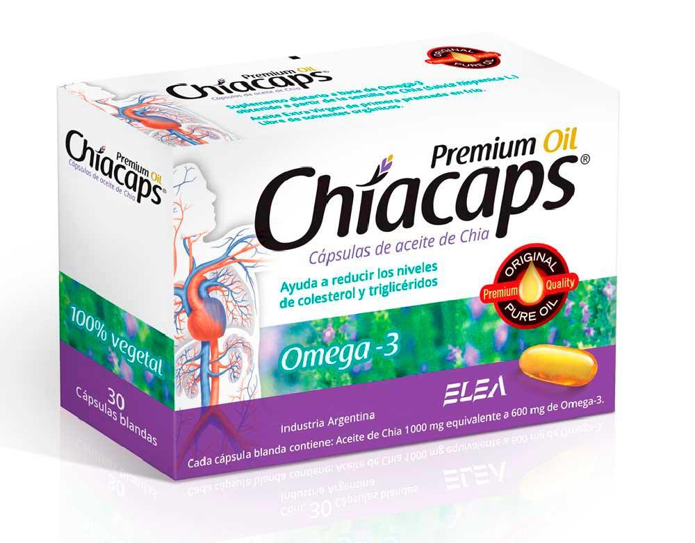 Chiacaps Omega 3 600 mg Elea Phoenix Caja x 60 Cápsulas