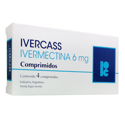 Ivercass Ivermectina 6 mg Cassará Caja x 4 Comprimidos