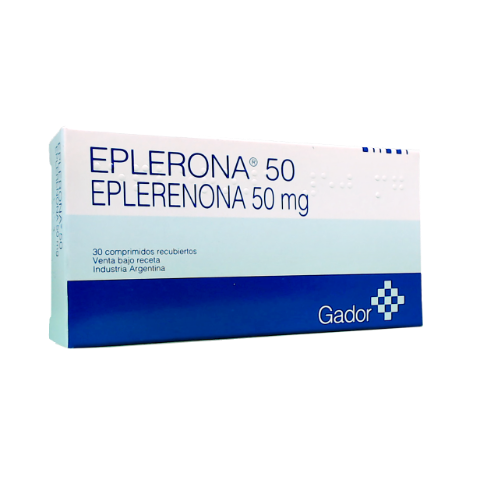 Eplerona Eplerenona 50 mg Gador Caja x 30 Comprimidos