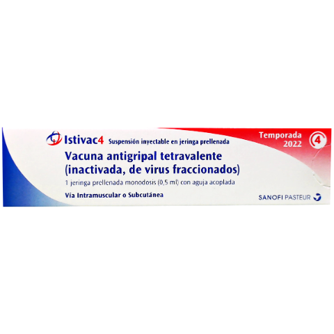 Vacuna Istivac 4 Antigripal Tetravalente Sanofi 1 und Jeringa ...